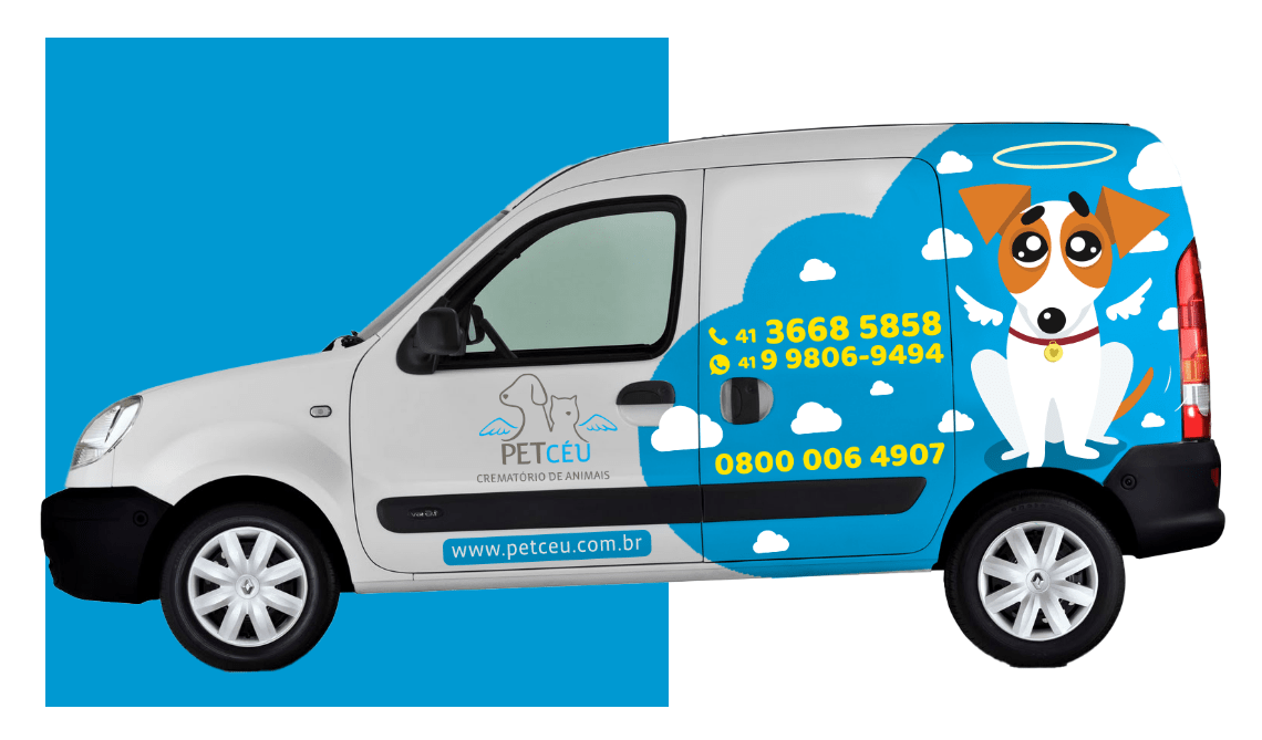 Portfólio Plotagem: PetCeu - KAKOI